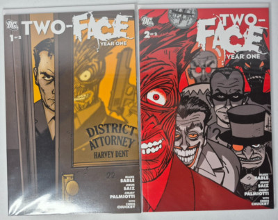 COMPLETE SERIES! DC Comics Two-Face: Year One #1-2 (2008) | eBay