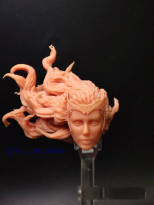 1/12 Female Scarlet Witch Wanda Head Sculpt For 6''Figure ML Body | eBay