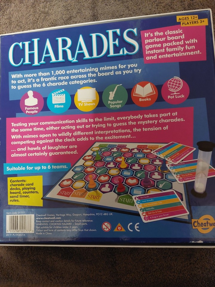 Family Fun Charades Board Game | eBay UK