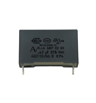 1x 0,47µF 275V~ AV R.46 MKP X2 SH (470nF,Kondensator,7810,7820,7840)B49 ...