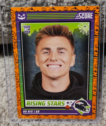 2024 Panini Score-A-Treat - Rising Stars Orange Pumpkins #4 Bo Nix (RC ...