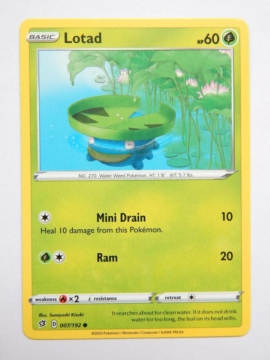Pokemon Lotad Card