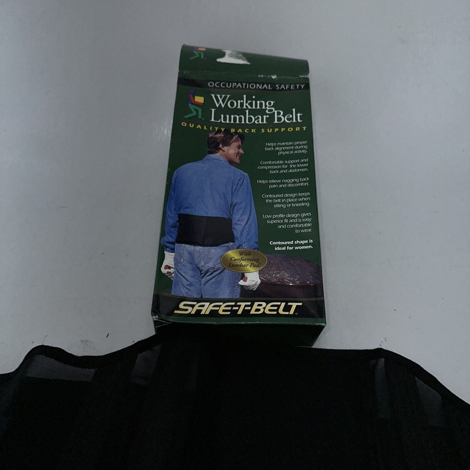 Occupational Safety Working Lumbar Belt Safe-T-Belt Quality Back ...