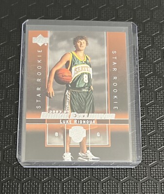 2003-2004 Upper Deck Rookie Exclusives Luke Ridnour #10 Rookie ...