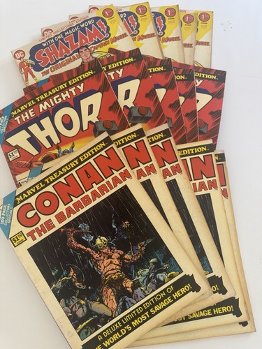 Marvel DC Treasury Edition Thor Shazam Conan - Lot of 15 | eBay