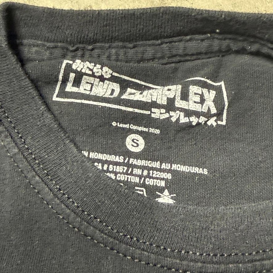 Lewd Complex Shirt Mens Small Black Anime Girl Long Sleeve | eBay