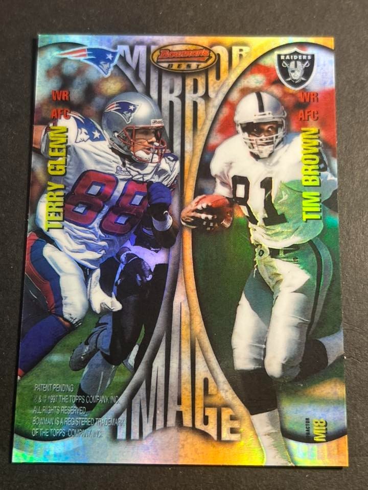 1997 BB Mirror Image REFRACTOR Conway Herman Moore Terry Glenn Tim ...