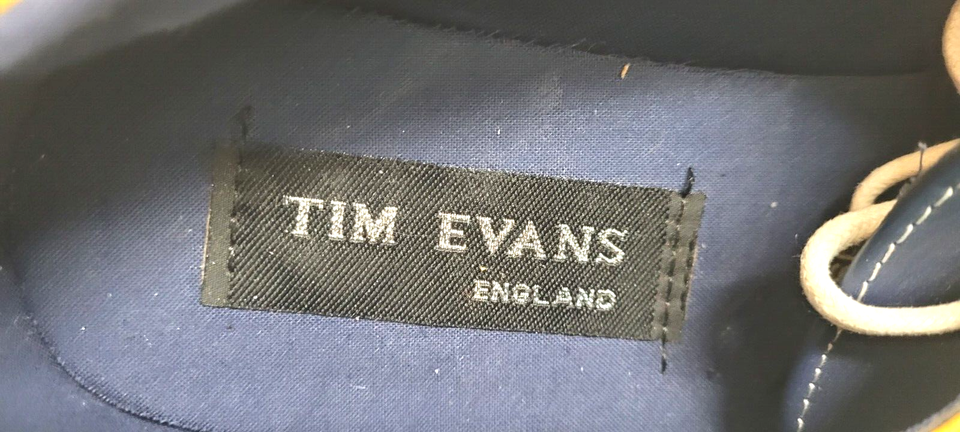 Tim Evans England Loafers Oxfords Boat Shoes Size 13 Two Tone Yellow ...