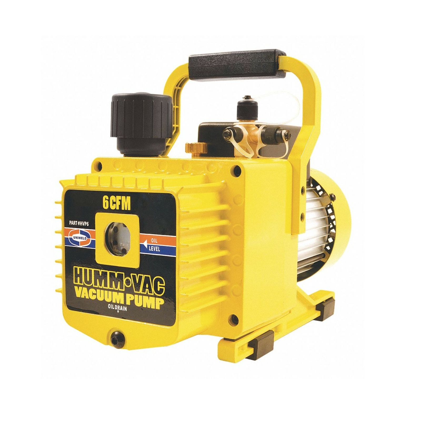 Bomba de vacío de alto rendimiento Uniweld HVP6 Humm-Vac de 6 CFM