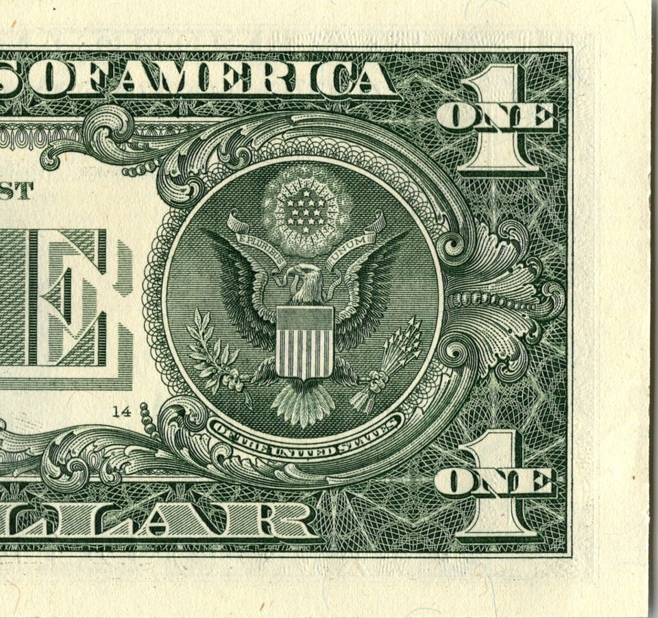 Four Digit Ladder Fancy Serial Number One Dollar Bill D73758901A | eBay