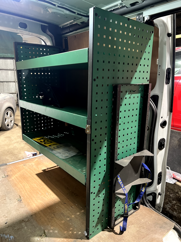 Trafic Vivaro Van Racking Shelf Rack 2014-19 Low Roof Shelving Full Kit ...