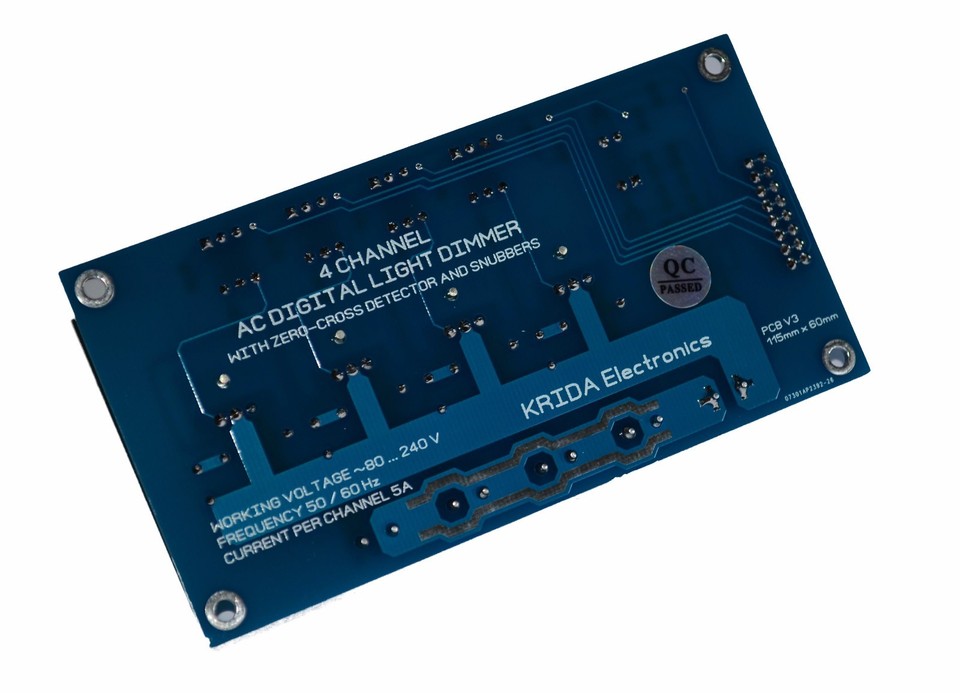 4CH AC LED Light Dimmer V2 Module Controller Board ARDUINO RASPBERRY ...