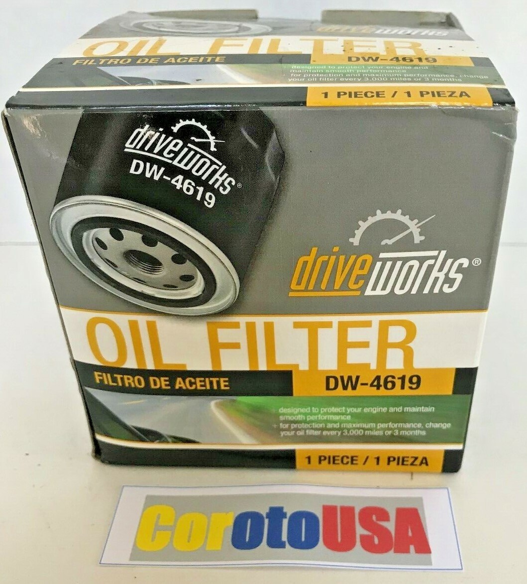 DRIVEWORKS DW-4619 - Cross reference oil filters
