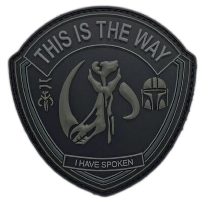 Mando Mudhorn Shield Patch [Hook Fastener - PVC Rubber- MZ12] | eBay