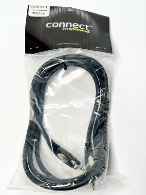 Whirlwind MST06 Pack - Six Foot Connect Cable 3.5mm TRS iPod Audio ...