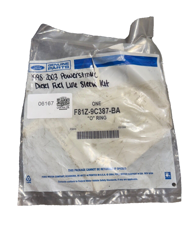 Ford OEM Fuel Line Sleeve Kit P/N: F81Z9C387BA | eBay