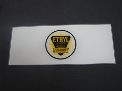 ETHYL LOGO ADVERTISEMENT GLASS (FITS BENNETT 300, 500, 700 & WAYNE 60 ...