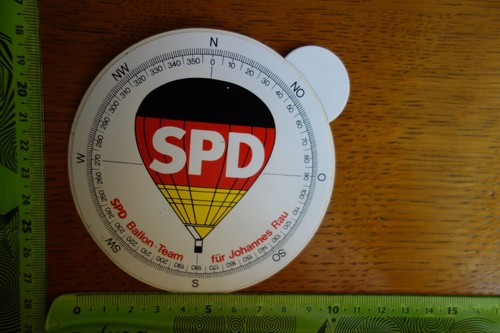 Alter Aufkleber Partei Verband Gewerkschaft SPD Ballon Team für ...
