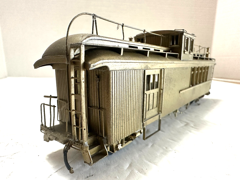 Sn3 SCALE BRASS - NARROW GAUGE COMBINATION CABOOSE - SEE PICS/READ ...
