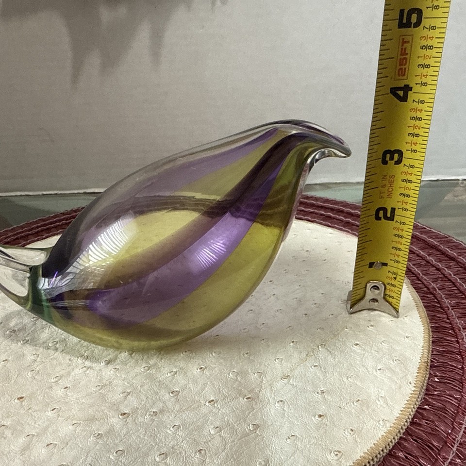 Vintage Italy Design Marano Glass Byrd Figurine | eBay
