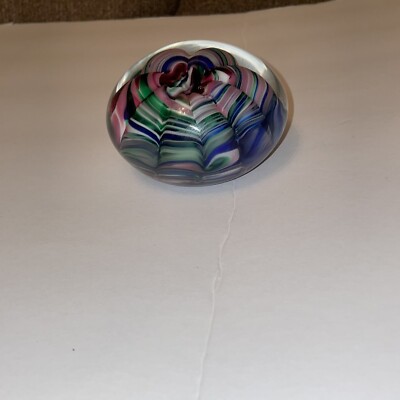 vintage joe rice glass paperweight | eBay