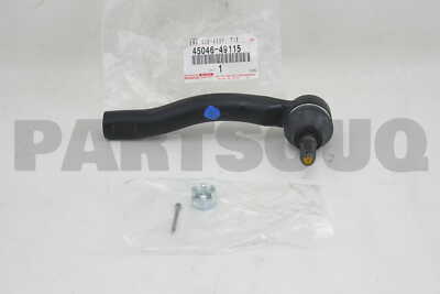 4504649115 Genuine Toyota END SUB-ASSY, TIE ROD, RH 45046-49115 | eBay