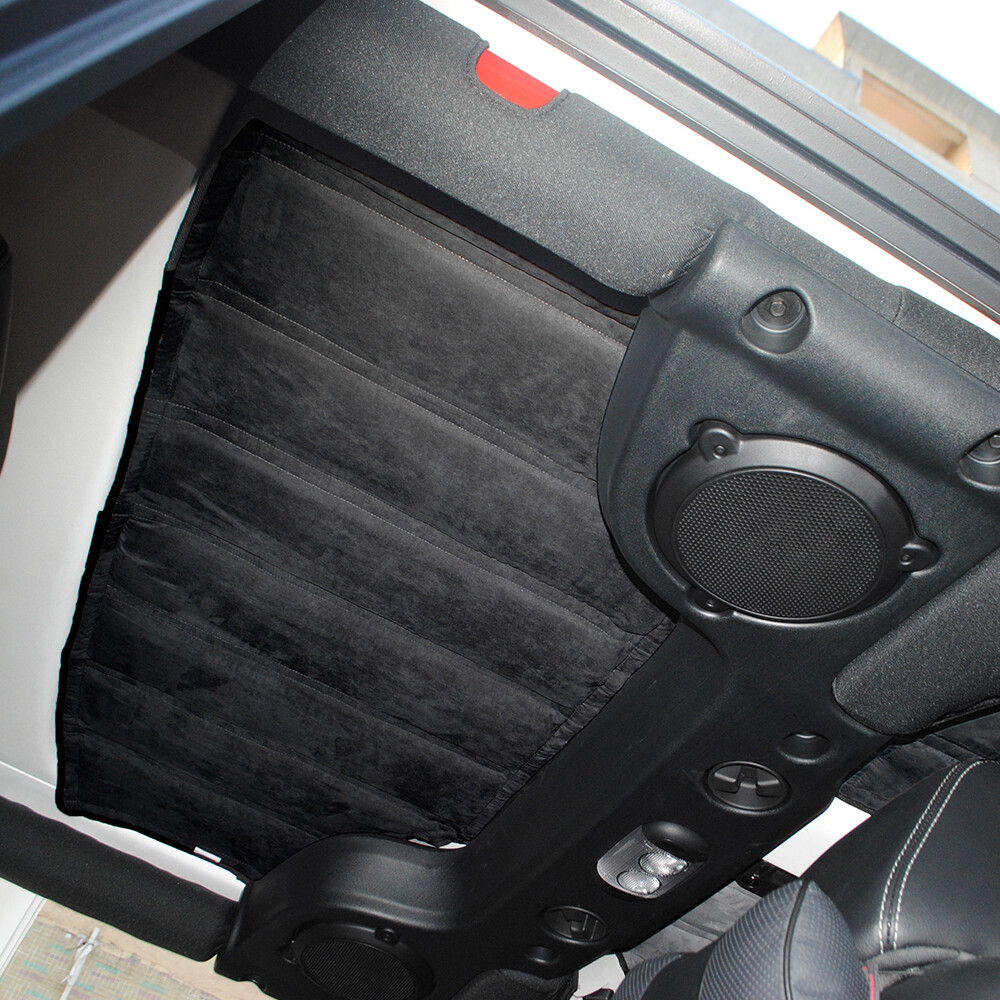 6x Black Car Roof/Rear Window Insulation Cotton Cover for Jeep Wrangler ...