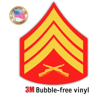 Marine Corps Sergeant USMC Car Truck Laptop Window Wall Decal | eBay