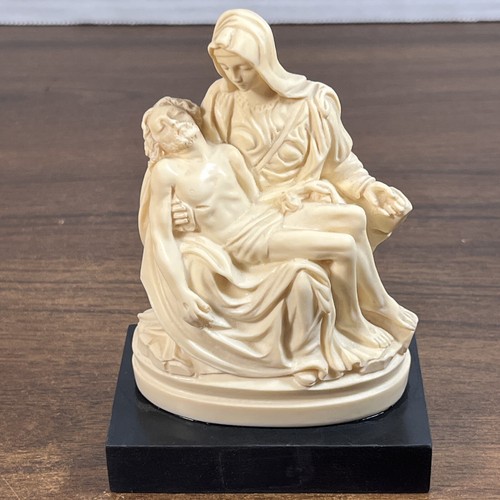 G Ruggeri Sculpture Carved Resin Mother Mary Jesus Pieta Signed | eBay
