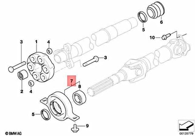 Genuine BMW Hybrid X1 X3 3 E81 E82 E84 E87 Centre Mount Aluminium ...