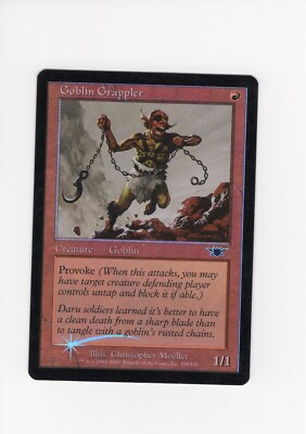 Goblin Grappler Legions FOIL NM-/LP light clouding MTG Magic the ...