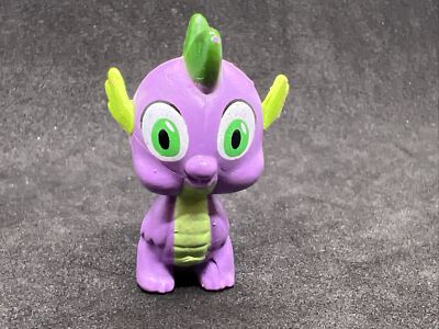 My Little Pony MLP Spike the Dragon 1 3/4" mini figure Purple & Green ...