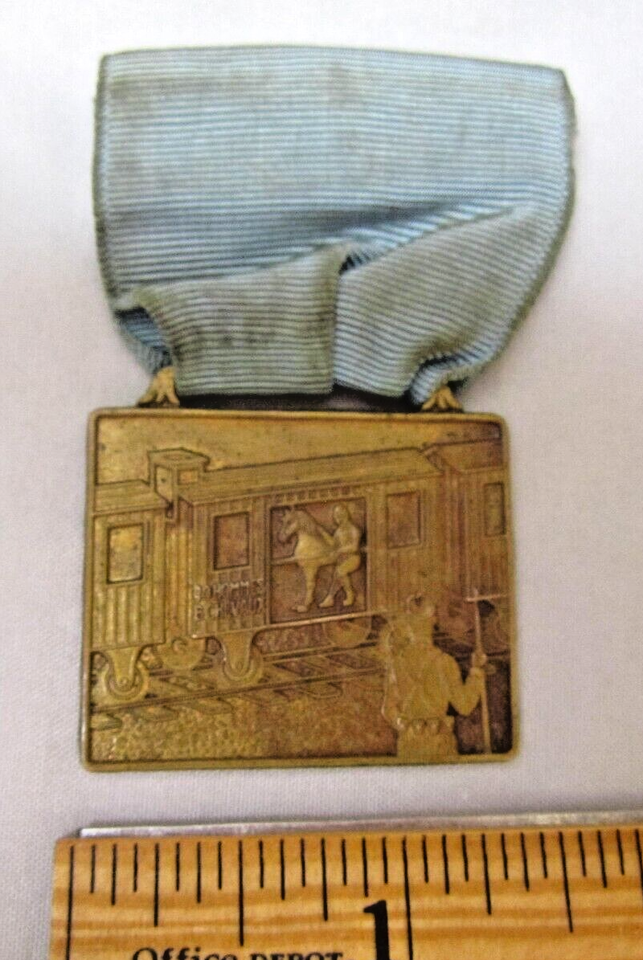 WW1 Veterans Brass Medal 40 Hommes 8 Chevaux Box Car French Railroad | eBay