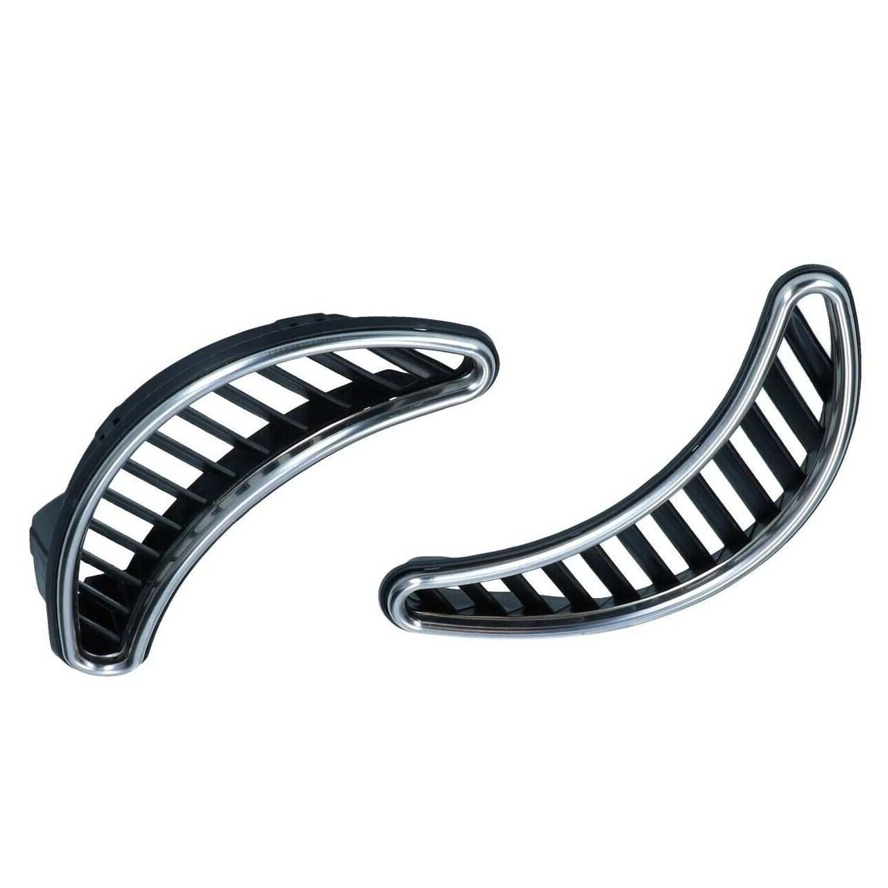 VW Bug Vent Cover Black and Chrome PAIR Volkswagen Beetle 1971-77 | eBay