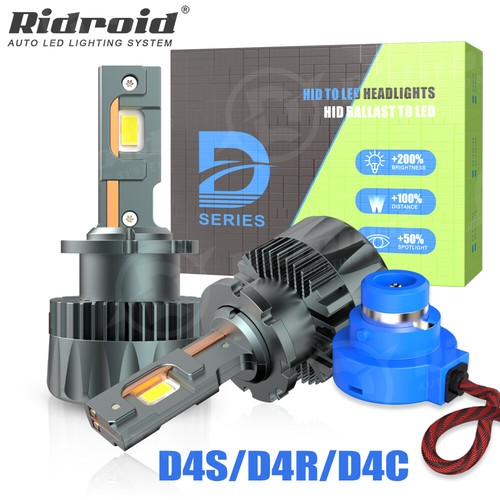 2X D4S D4R LED Headlight Kit Bulbs 80W 8000LM 6500K White HID ...