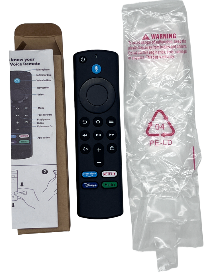 New Replacement Remote for Amazon Fire L5B83G 4K 3rd Gen Alexa Voice ...