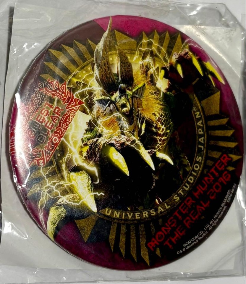 Monster Hunter Can Badge Zinogre Lioleus Dinovaldo | eBay