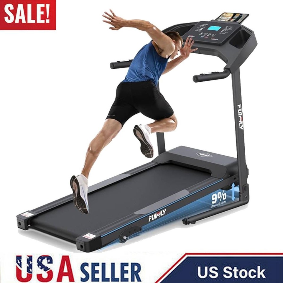 3.5HP Powerful Heavy Duty Treadmill Walking Running Treadmil Christmas ...