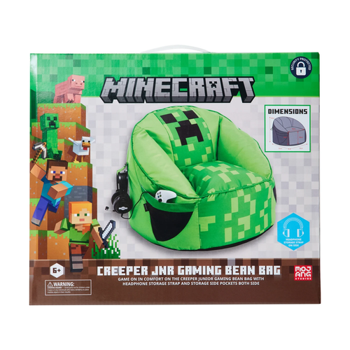 Minecraft Creeper Gaming Bean Bag Chair | eBay Australia