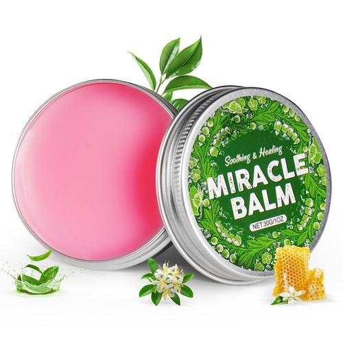 Miracle Balm, 1 Pack Organic Miracle Balm, Soothing Cream for Back ...
