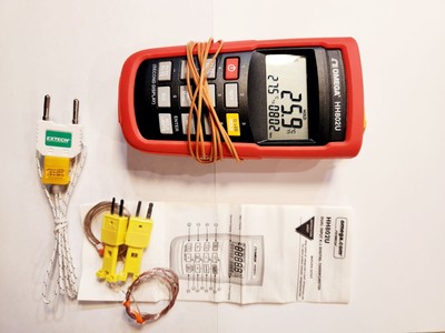 Handheld Thermometer OMEGA HH802U with 8 Thermocouples | eBay