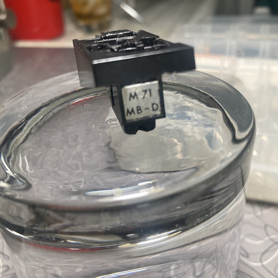 DUAL TK-14?? Cartridge Carrier Mount Sled Headshell W/ SHURE M71 MB ...