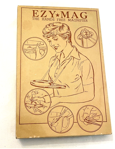 EZY-MAG Craft Magnifier The Hands Free Reading #875 U.S.A. In Box NEW ...