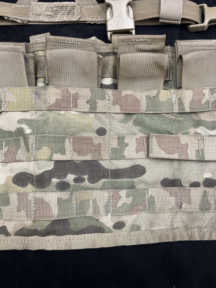 US Army OCP Multicam Molle II Tactical Assault Panel TAP Chest Rig ...