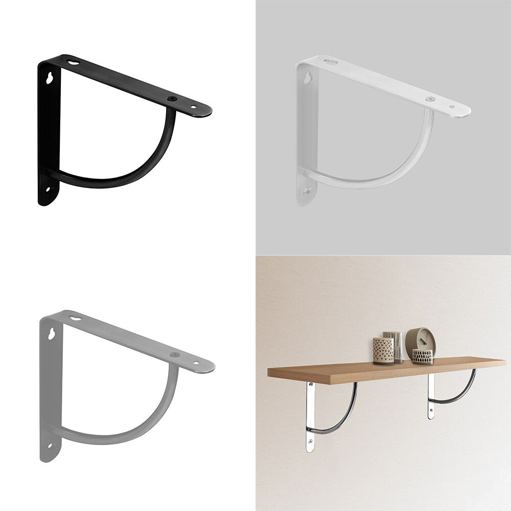 Decorative Metal Shelf Supports Classical Bracket IR8201] Iron