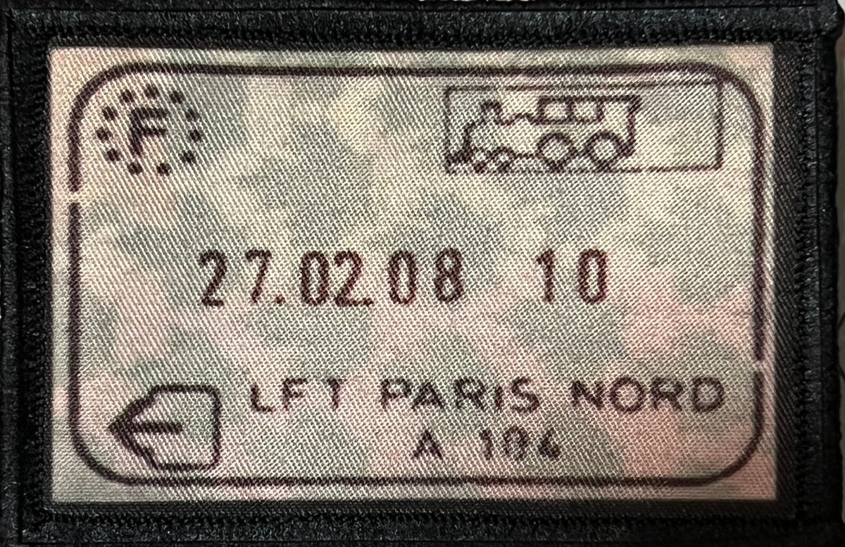 Paris Passport Stamp
