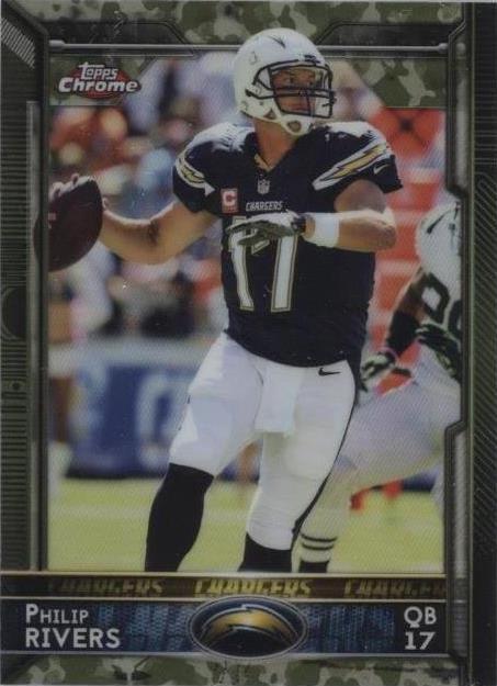2015 Topps Chrome Mini - Philip Rivers #36 STS Camo Refractor /99 for ...