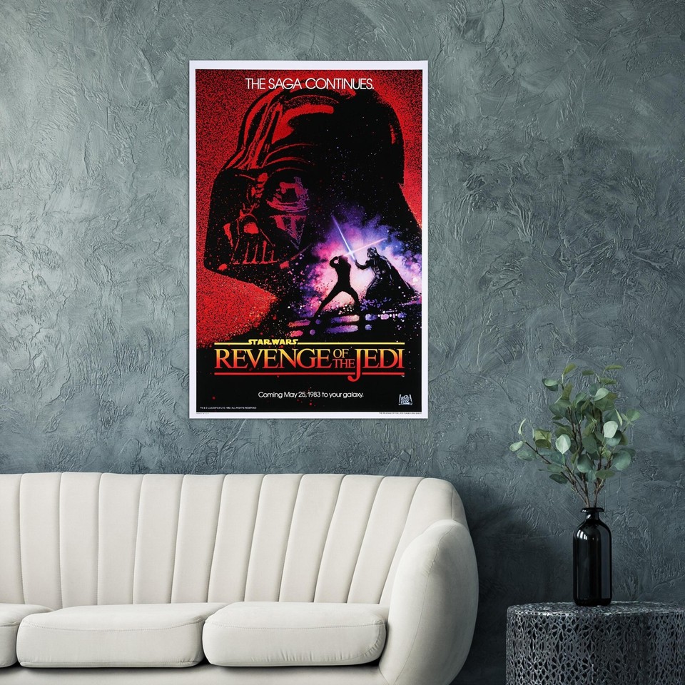 Revenge of the Jedi - Episode 6 - Star Wars Movie Poster - Pre-Release ...