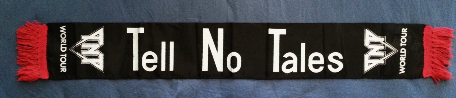 VINTAGE 1987 TNT CONCERT WORLD TOUR BANNER / SCARF Music Memorabilia | eBay