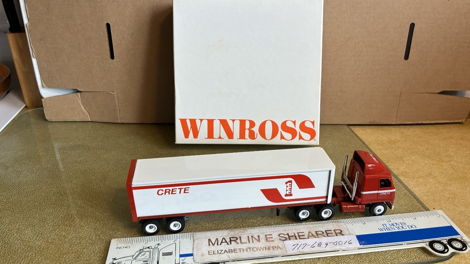 CRETE TRUCKING TRACTOR & TRAILER WINROSS TRUCK | eBay